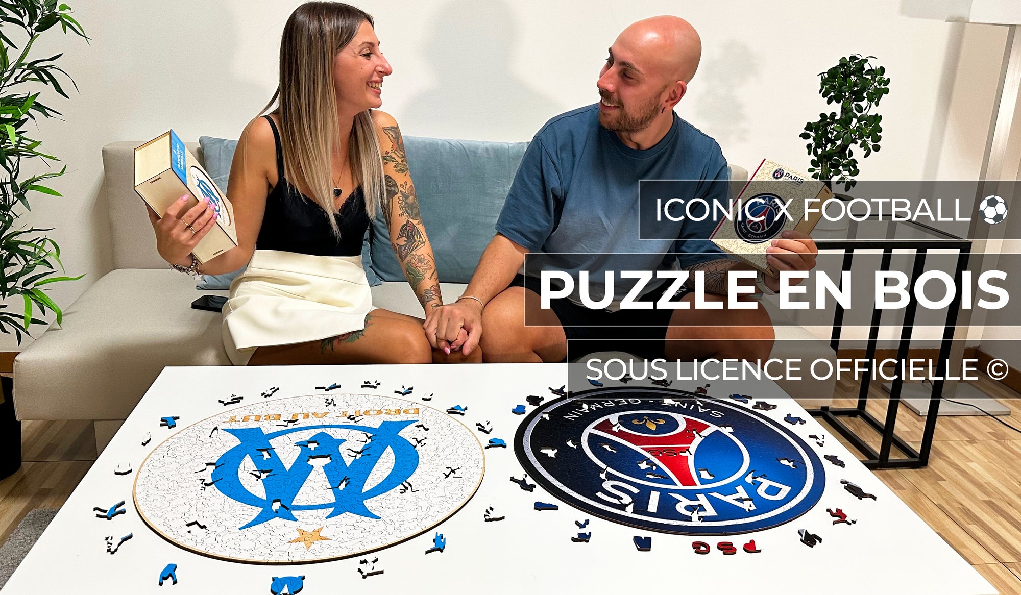 Football - Puzzles en Bois Sous Licence Officielle © – Iconic Puzzles FR